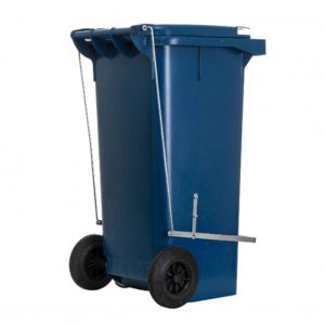 Container de Lixo 120L Com Rodas e Pedal - MR Plásticos